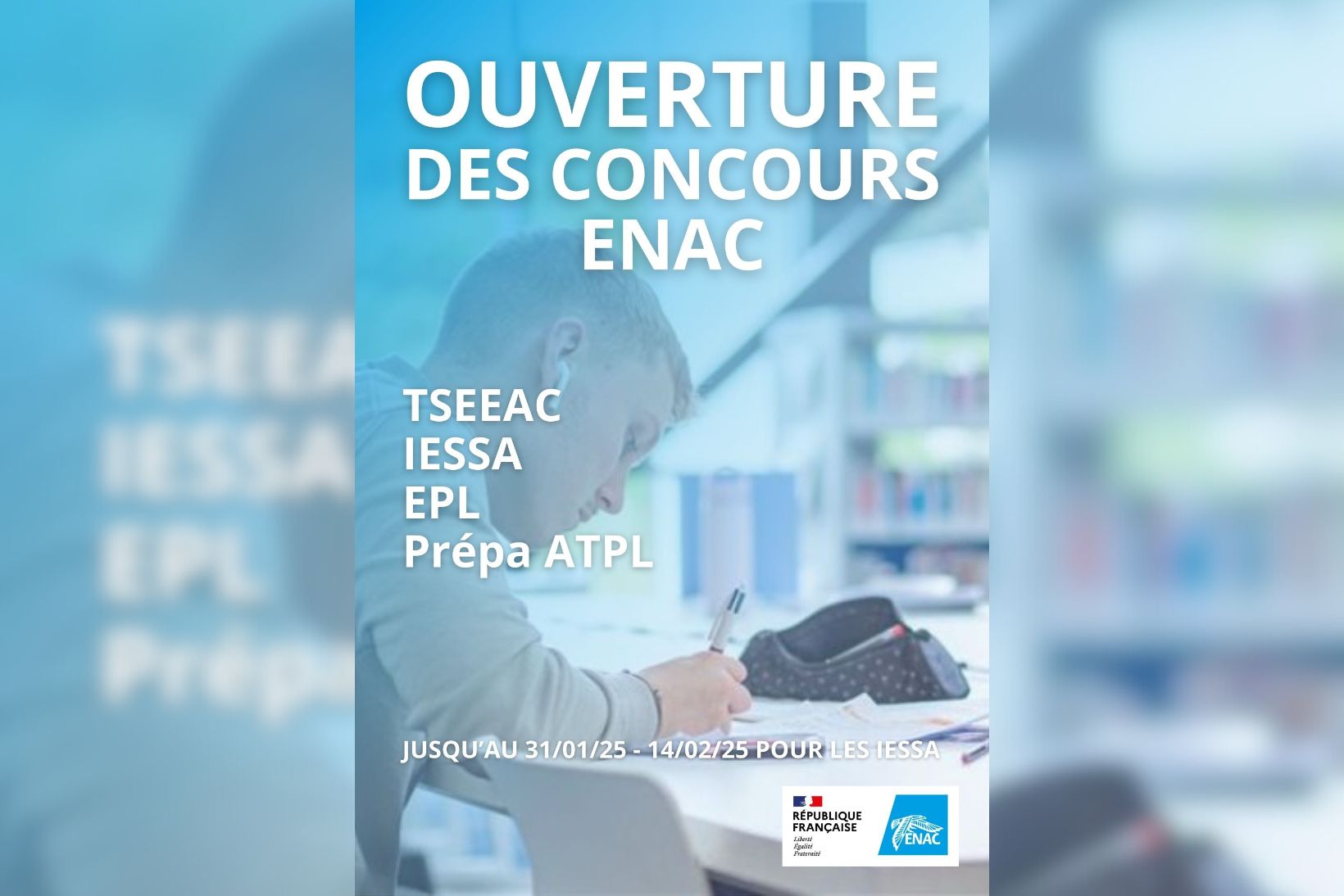 Ouverture des concours ENAC 2024/2025 : Inscrivez-vous dès maintenant ! | ENAC